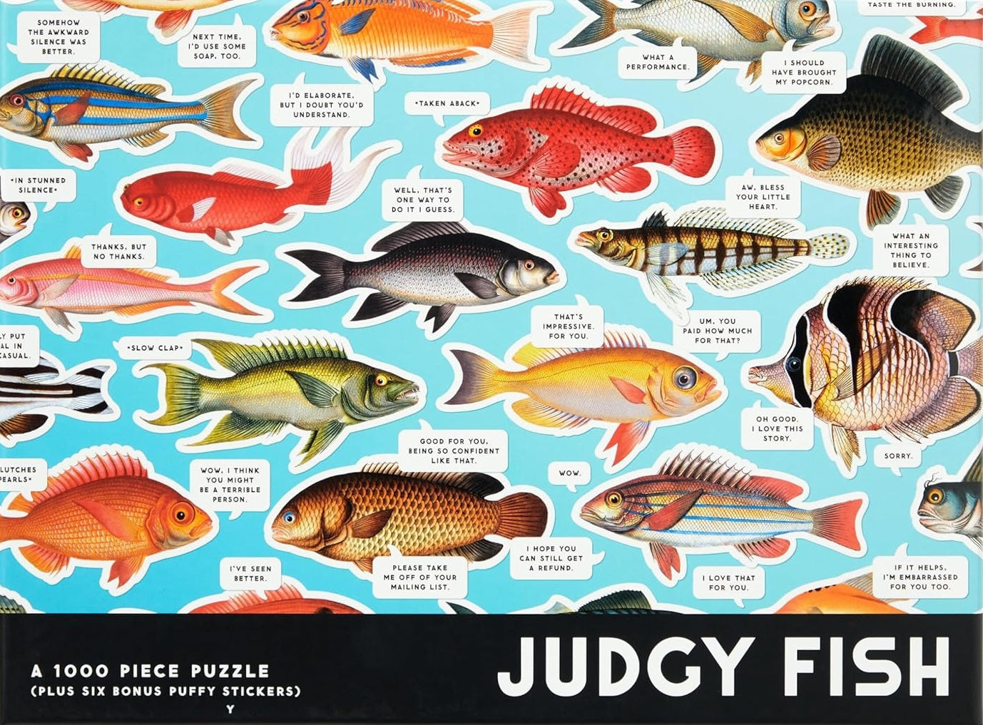 Judgy Fish 1000 Piece Puzzle